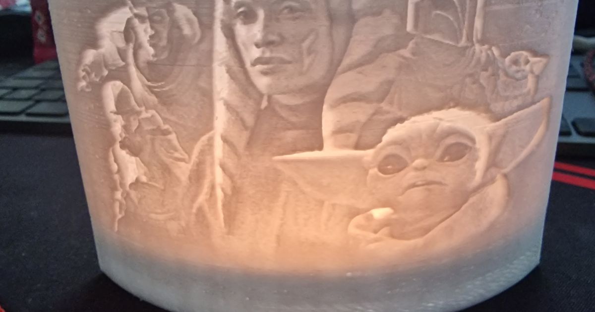 StarWars Lithophane by Master | Download free STL model | Printables.com
