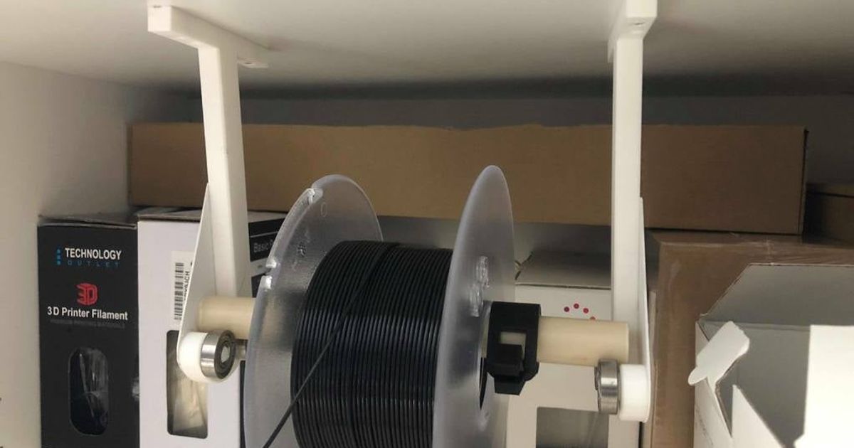 Universal Cabinet Spool Holder by Addicted2Manufacturing | Download ...