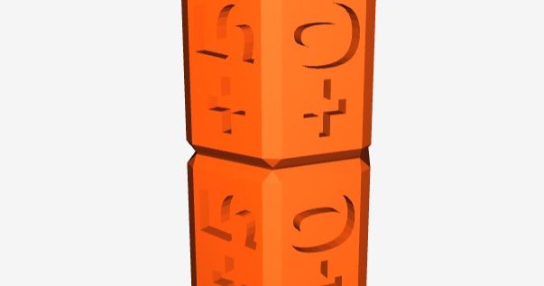 Print-in-Place MTG Token Counter +/+ and -/- by Shmoee | Download free ...