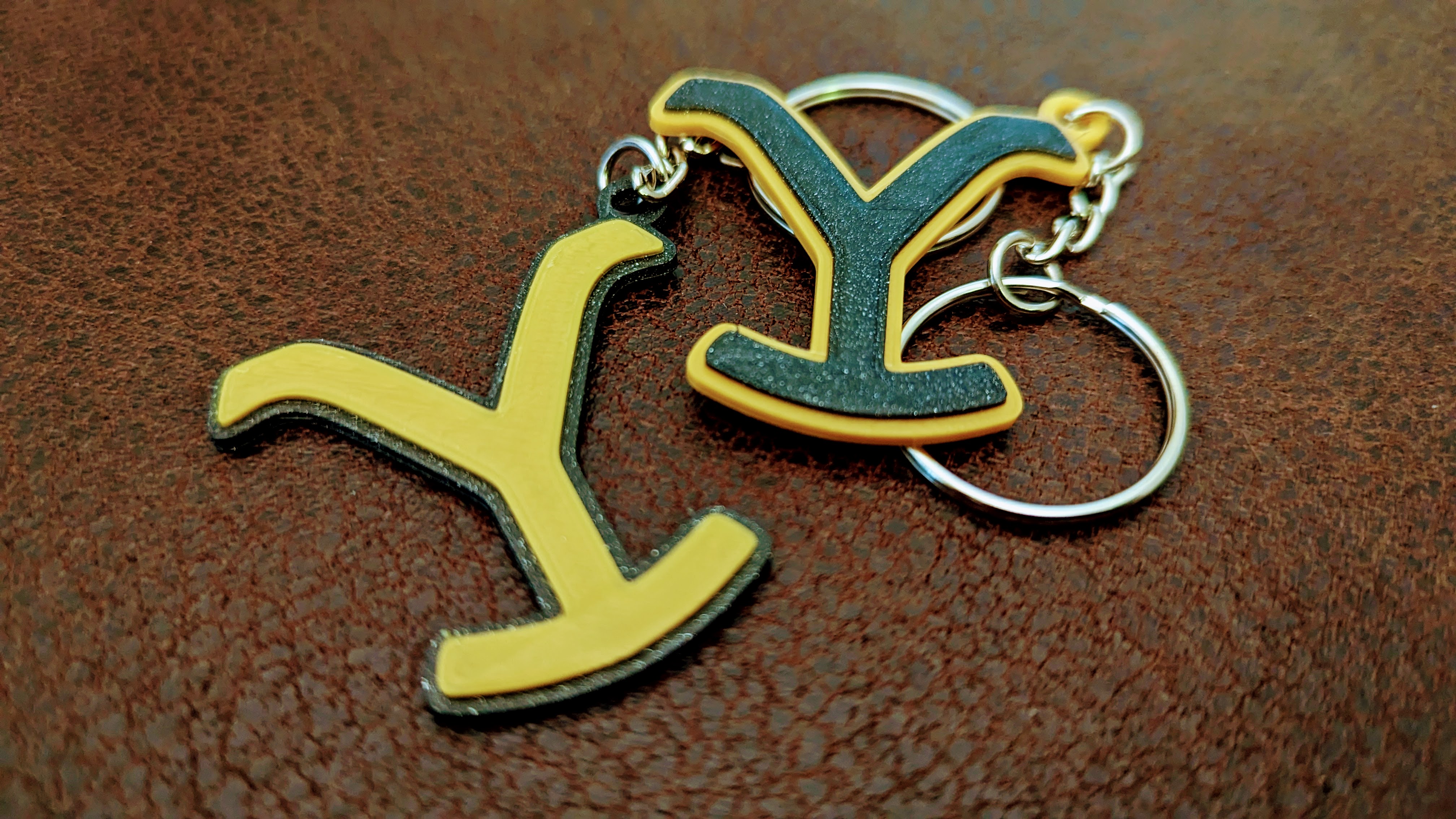 Yellowstone "Y" Keychain by gleonard3 | Download free STL model ...