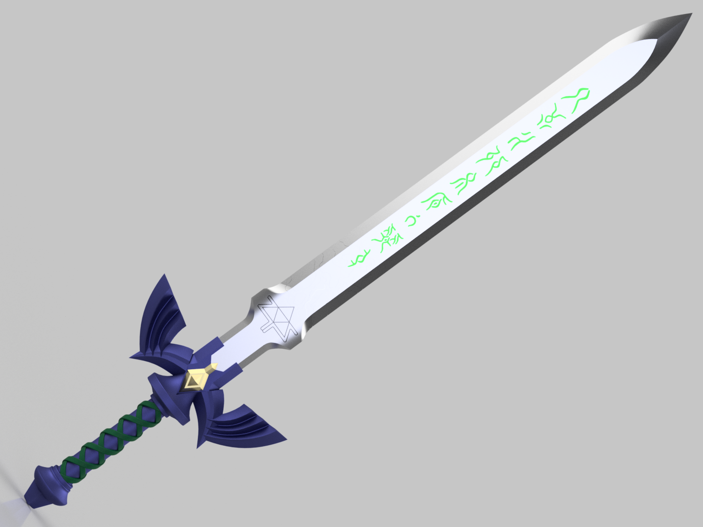 Master Sword with interchangeable blades by Neebick | Download free STL ...