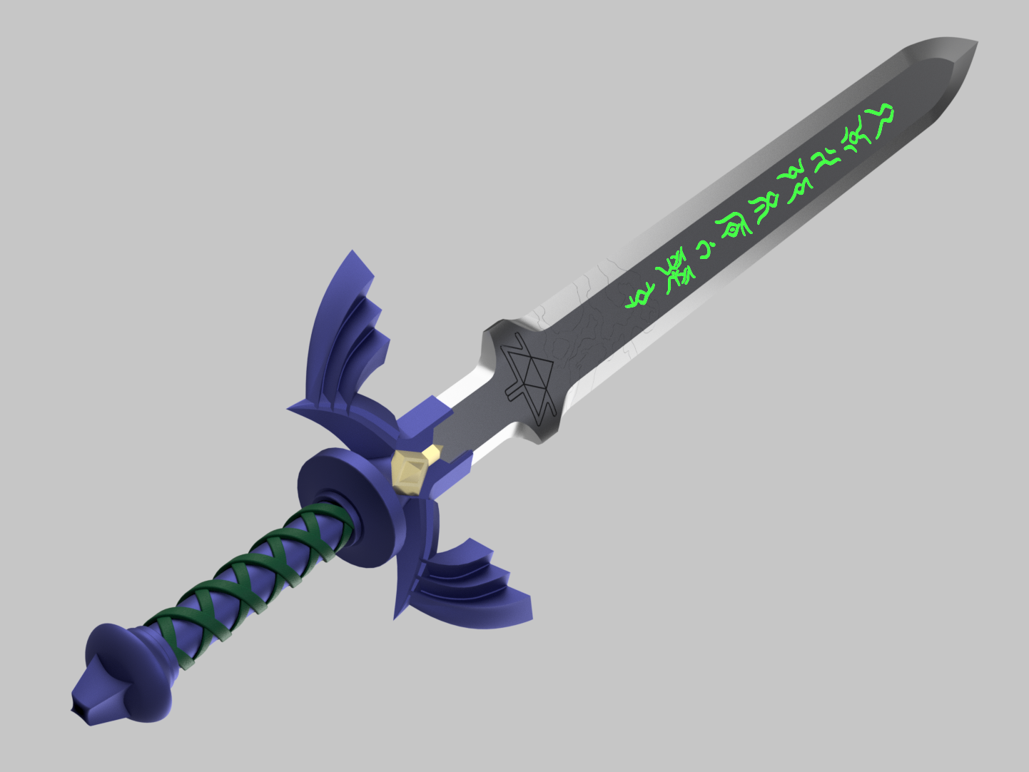 Master Sword with interchangeable blades by Neebick | Download free STL ...