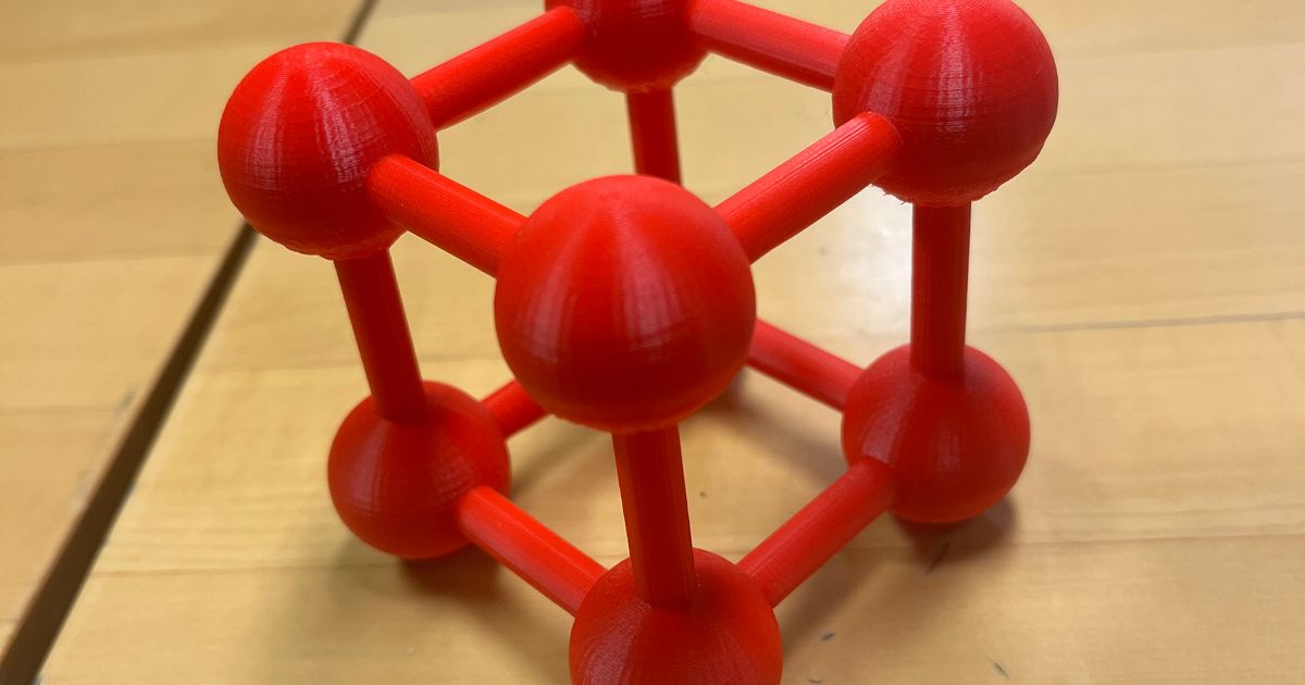 Simple Cubic Lattice by Hester Laboratory | Download free STL model ...