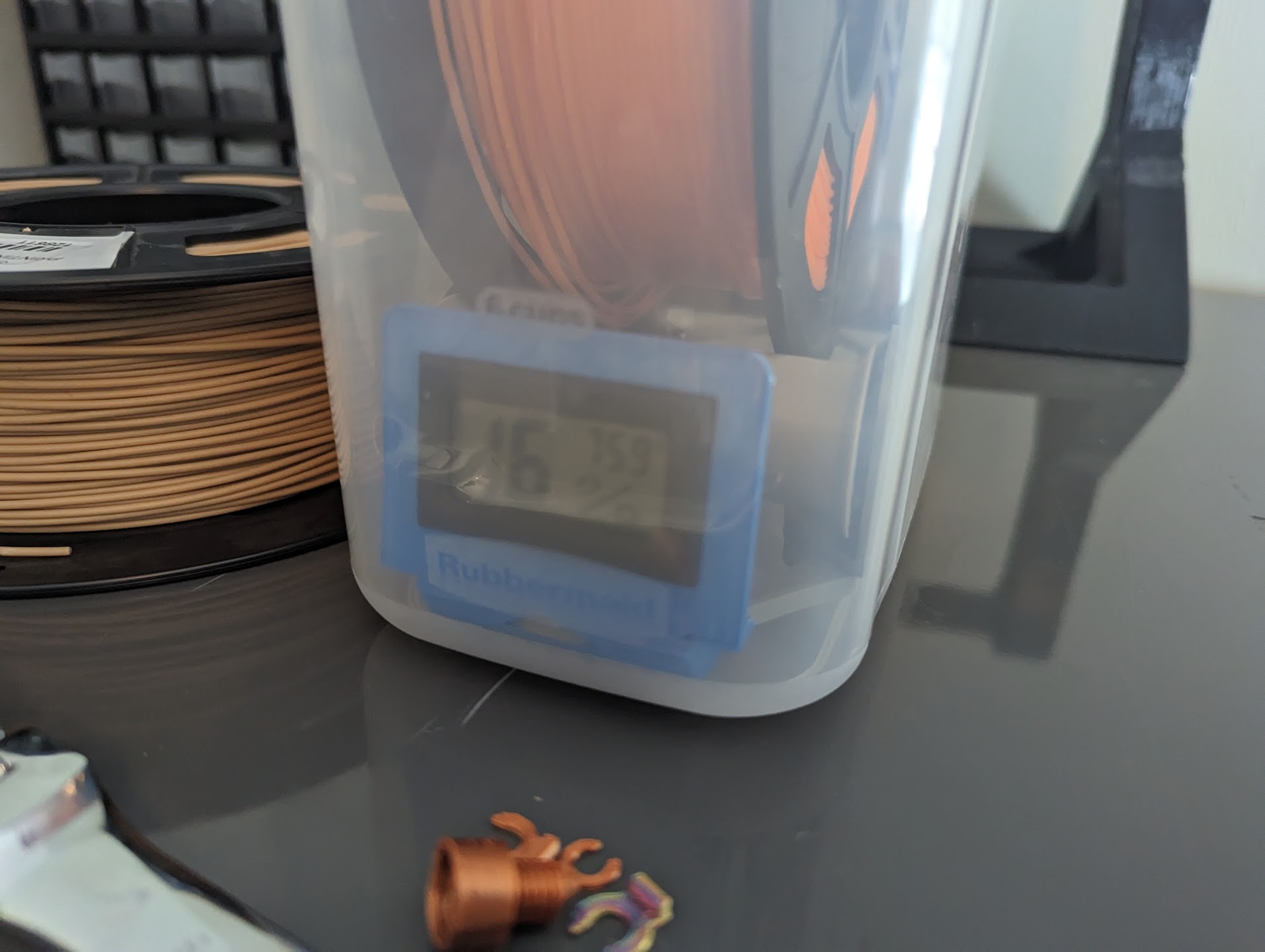 Rectangle Hygrometer Stand for Rubbermaid 21 Cup Dry Box by Crazy Man ...