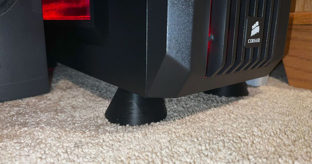 Computer Case Feet by il_Vendicator | Download free STL model ...