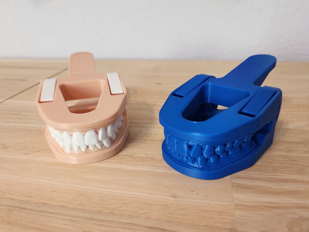 Mouth Chip Clip from 3D Scan of Teeth by sj3Dprints | Download free STL ...
