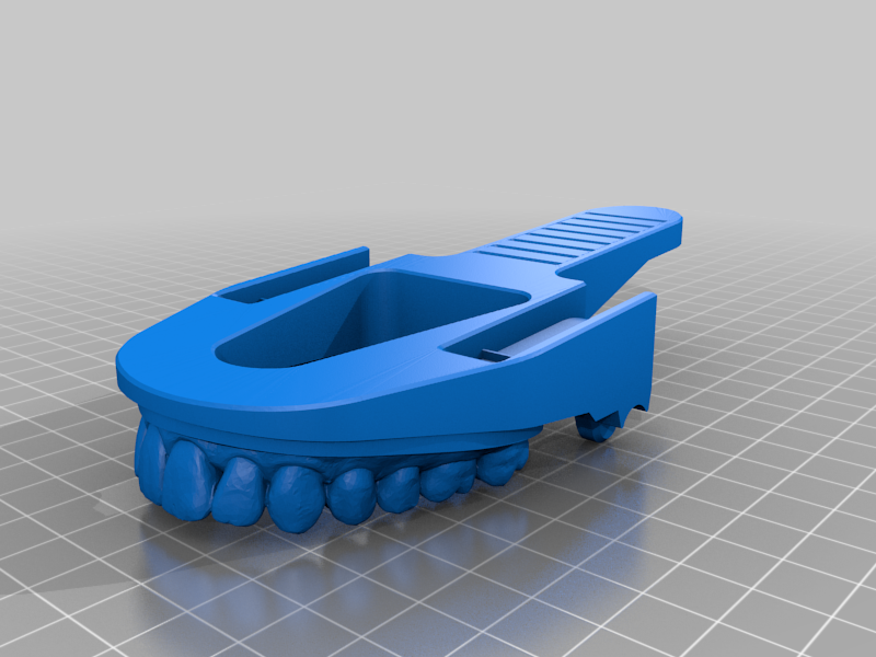 Mouth Chip Clip from 3D Scan of Teeth by sj3Dprints | Download free STL ...