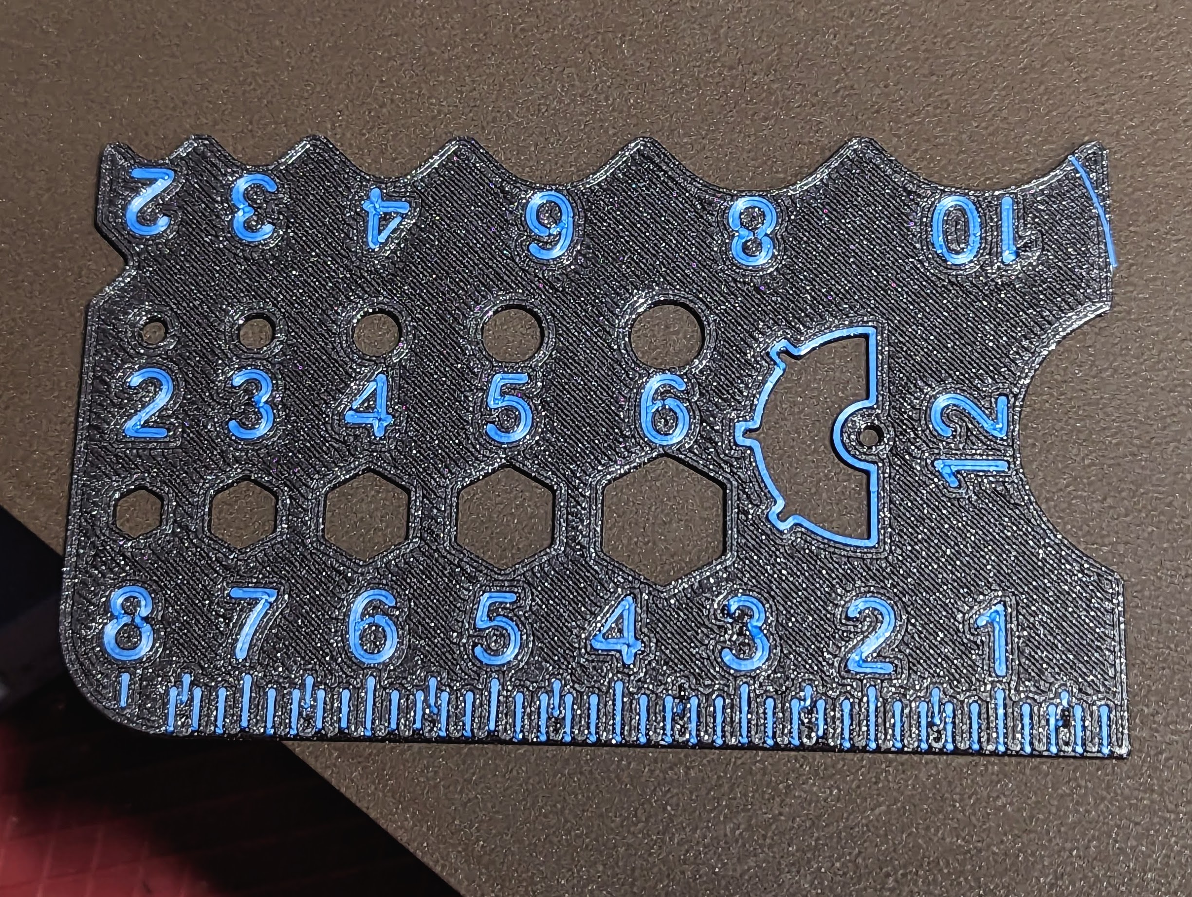 The ULTIMATE Card-sized Measuring Tool - Ruler, Chamfer, Bolt Gauge by ...