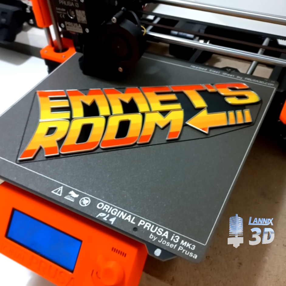 Emmet's Room Door Sign by Lannix 3D | Download free STL model ...
