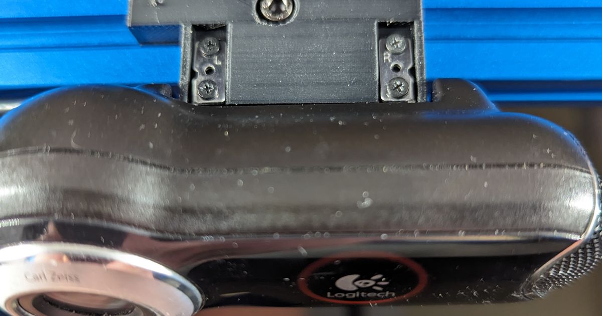 Mount for Logitech Pro 9000 webcam to 20x20 extrusion by TheSnootch ...