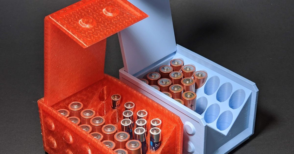 807 AA-AAA Battery Crate by Clockspring | Printables Store