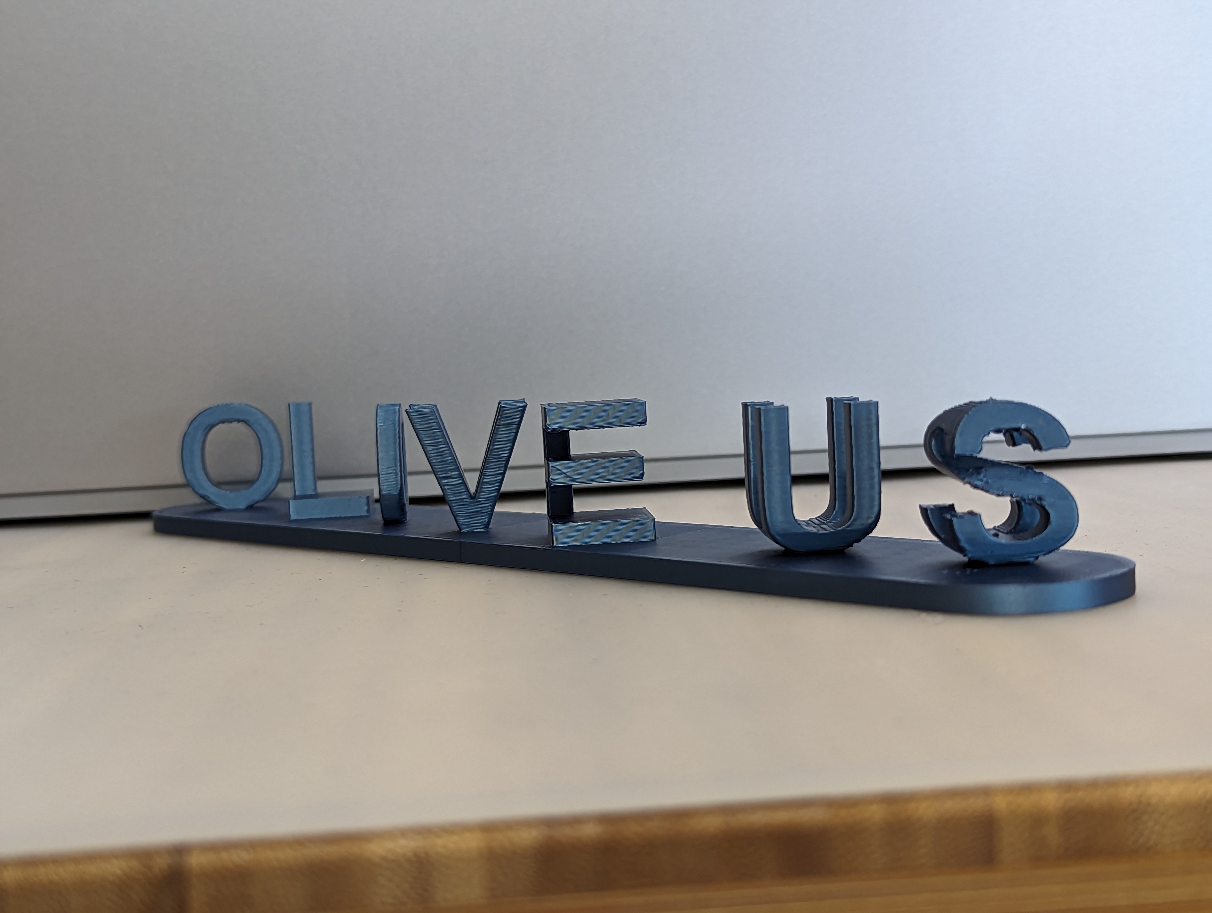 "I Love Us" / "Olive Us" Illusion Plaque by Xtagon | Download free STL ...