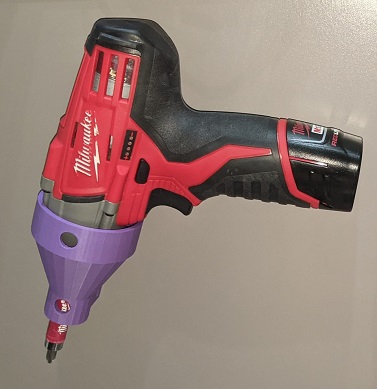 Milwaukee M12 2450-20 Driver Holder Loaded Mount by CPS_Systems ...