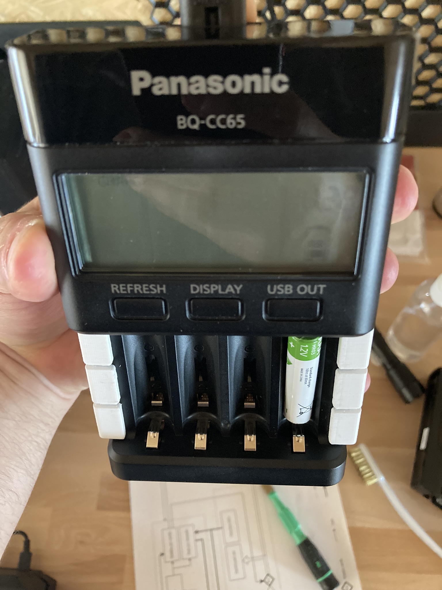 HSW Panasonic BQ-CC65 battery charger mount by Zach | Download free STL ...