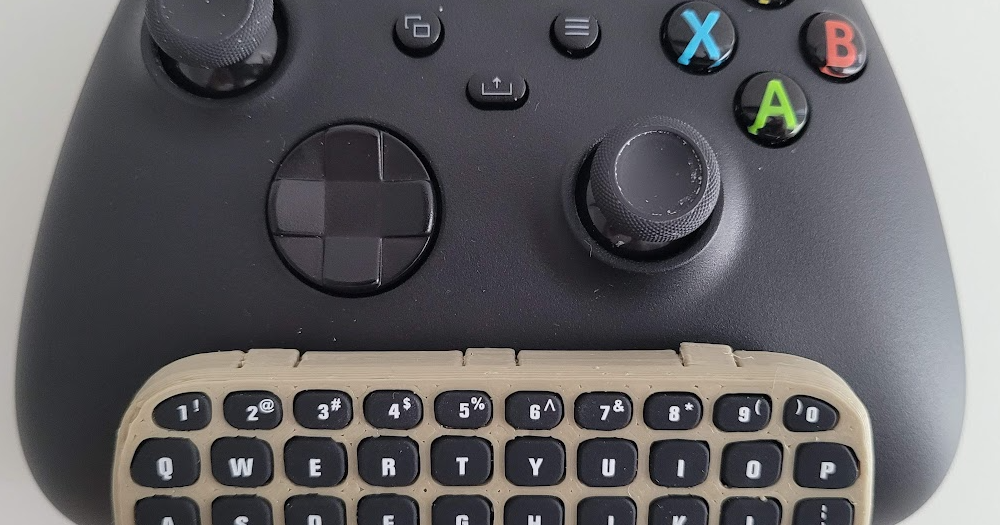 Controller Keyboard for Xbox Series X/S/One/One S by Razzer09 ...