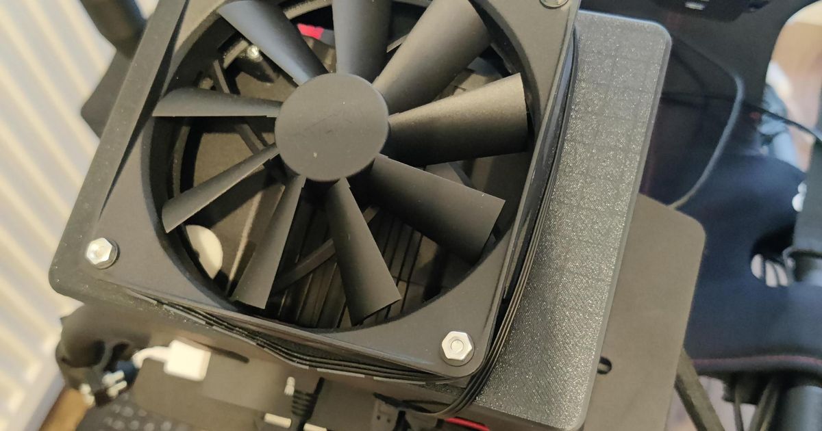 Moza R5 Fan Housing por Mateusz Pęczek | Descargar modelo STL gratuito ...