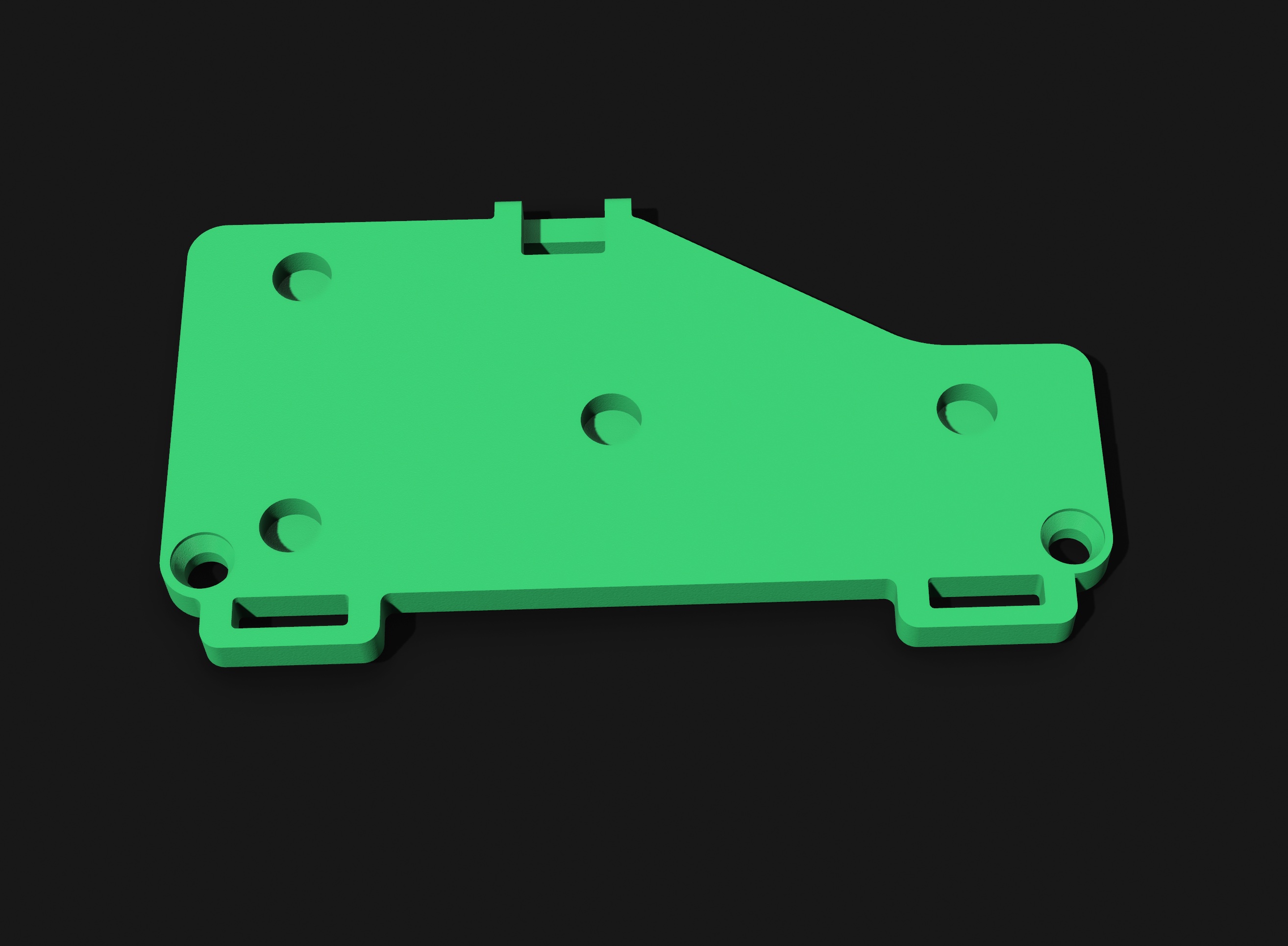 Bambu Lab P1P/X1 magnetic mounting bracket for AMS single hub by sh ...