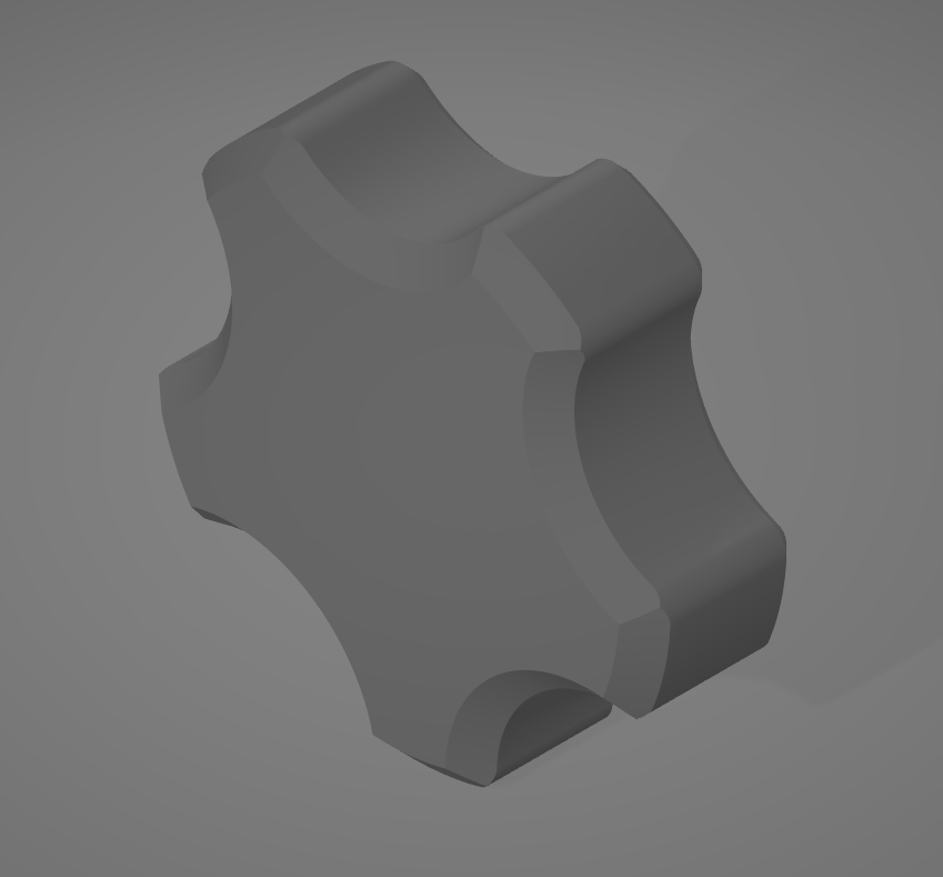 M6 Hex screw big cap for manual turning by Marian Adam | Download free ...