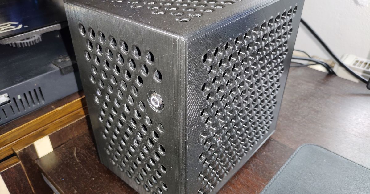 Mini-ITX PC case by LynxBaal | Download free STL model | Printables.com