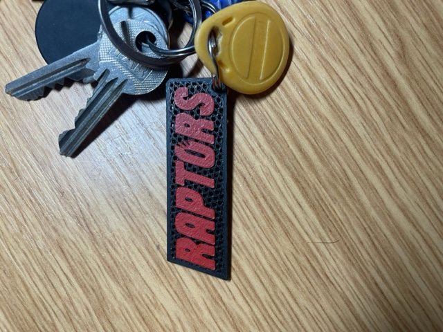 Raptors key ring by Ondřej Pocklan | Download free STL model ...