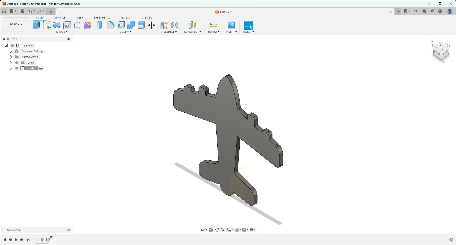 plane by SuperCat | Download free STL model | Printables.com