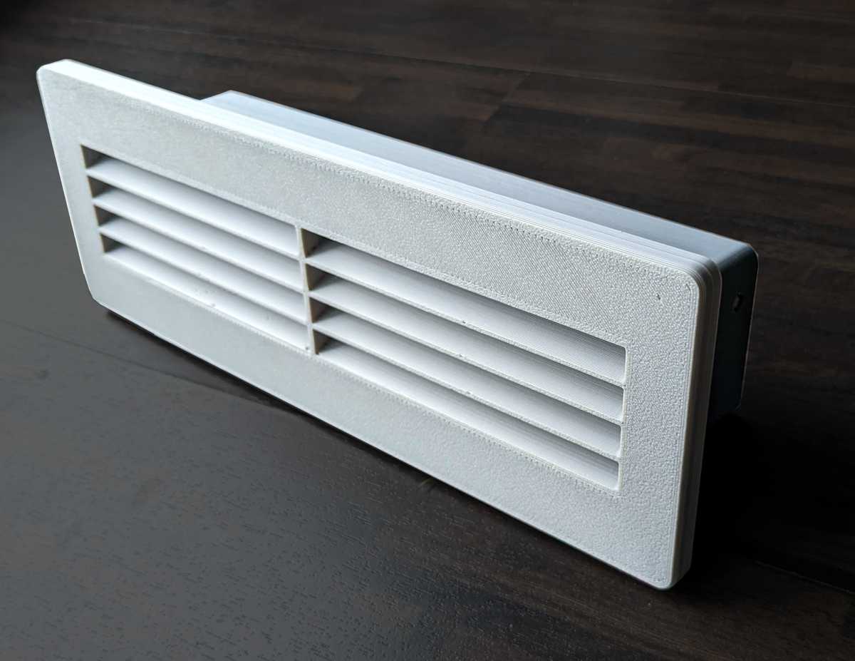 Air Outlet Cover with Air Valve by bunnyology | Download free STL model ...