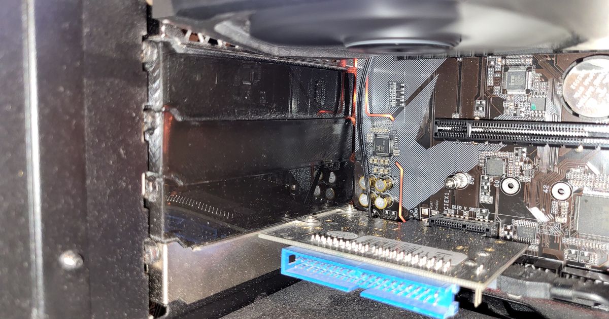 PCI Slot Cover by LastFighter | Download free STL model | Printables.com