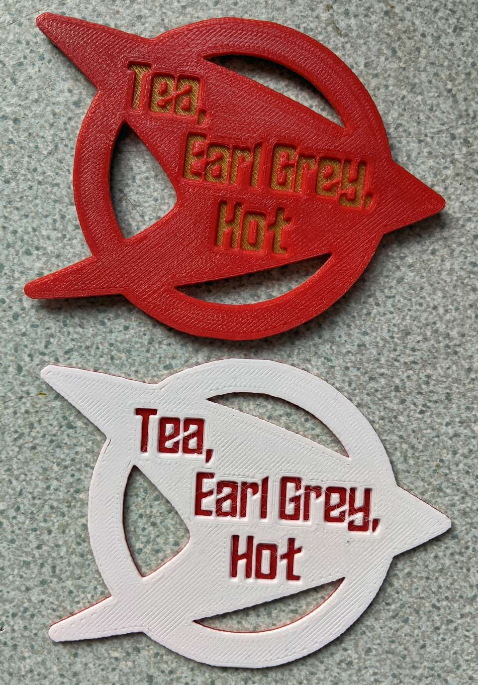 Star Trek Coaster Number 2 - Tea, Earl Grey, Hot. by Delta Whiskey ...