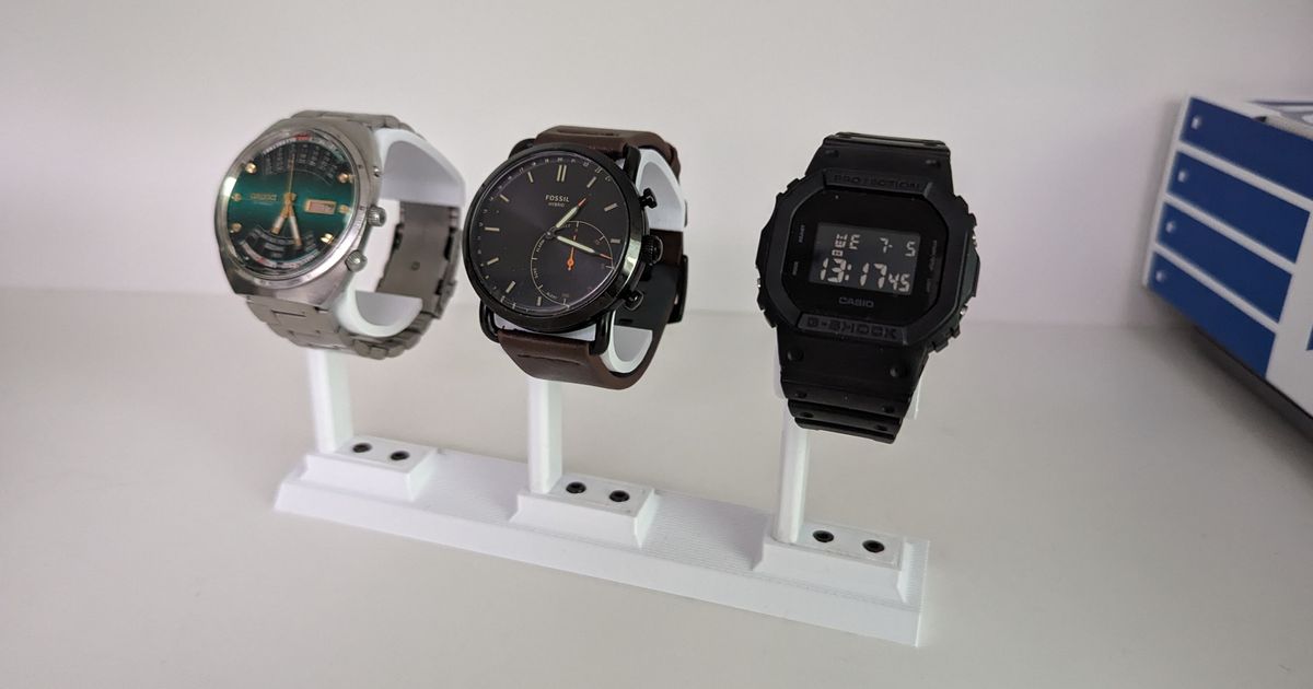 Watch stand by Michał | Download free STL model | Printables.com