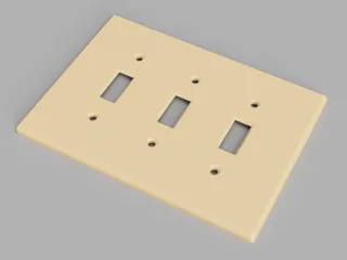 Steampunk Light Switch 3 Gang Switch Plate by Milkman | Download free ...