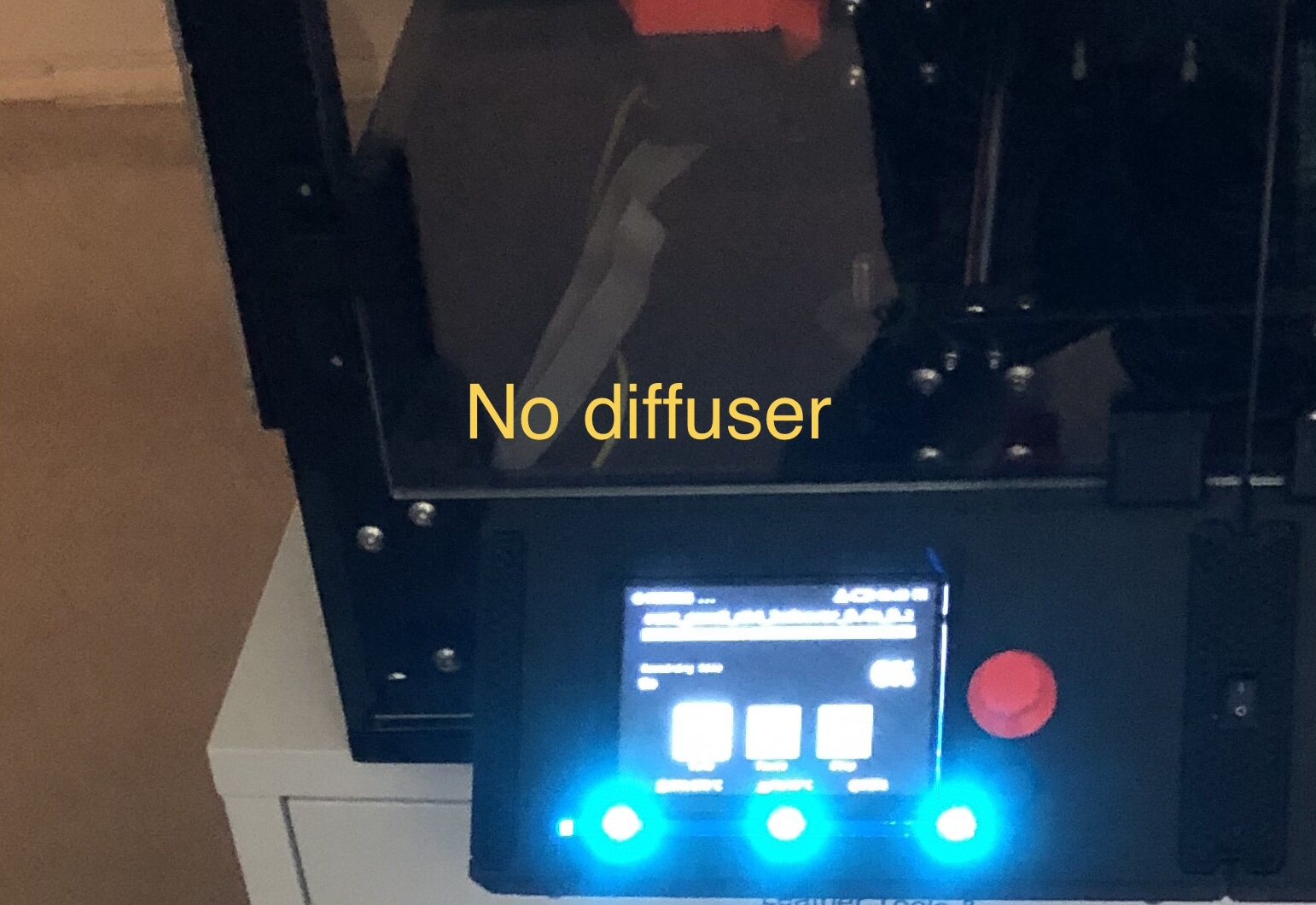 Printer-box MK4 front panel status led diffuser by Kristen Smith ...