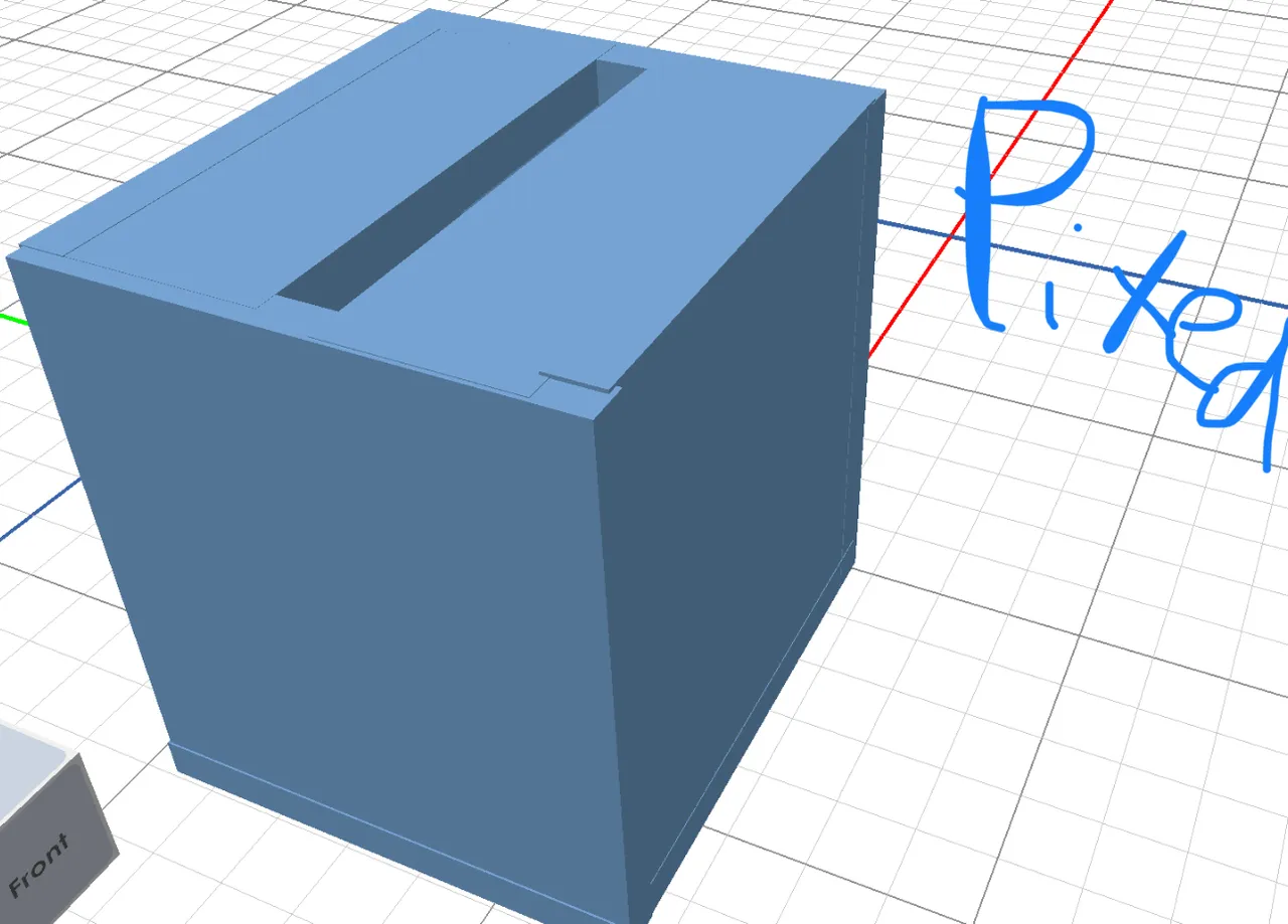 A small donation box by Pixed Playz | Download free STL model ...