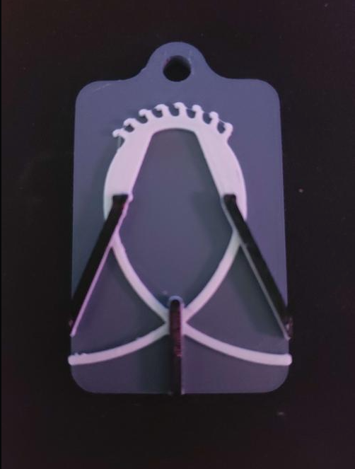 Inverted loop rollercoaster keyring by jibbsie1802 | Download free STL ...