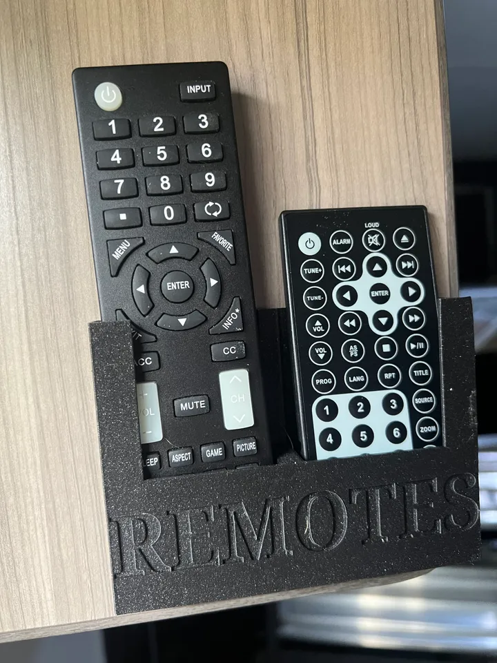 Universal Remote Holder by Cfrazier31 | Download free STL model ...
