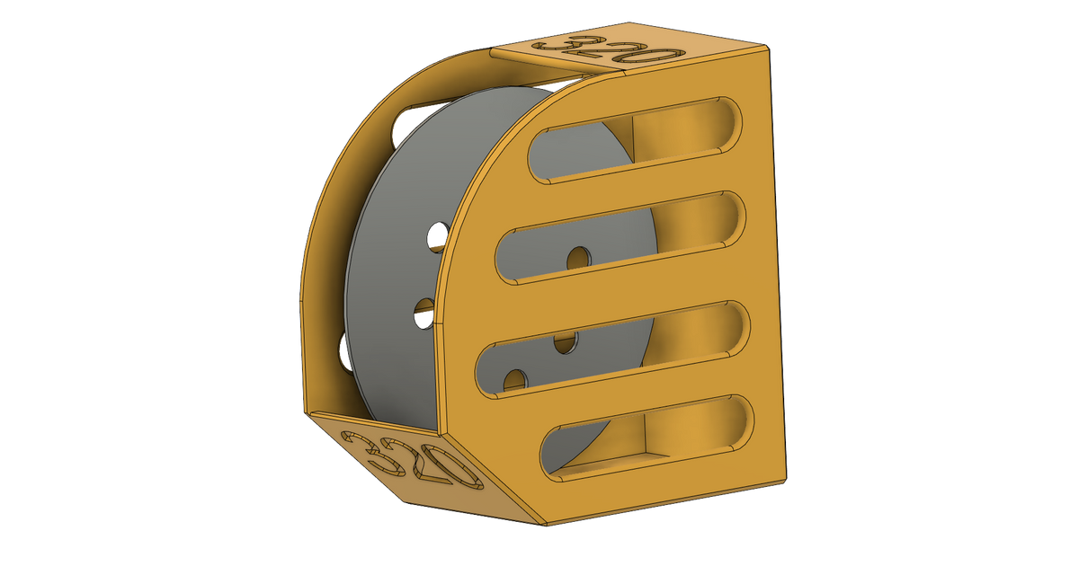 5 inch Round Sandpaper Holder by Chris D | Download free STL model ...