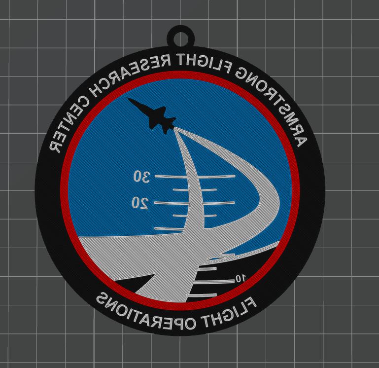 NASA AFRC Flight Operations Logo by danderson | Download free STL model ...