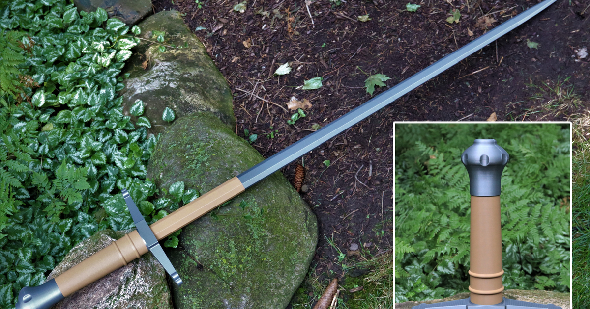Collapsing Scottish Claymore with Replaceable Blade by 3D Printing ...