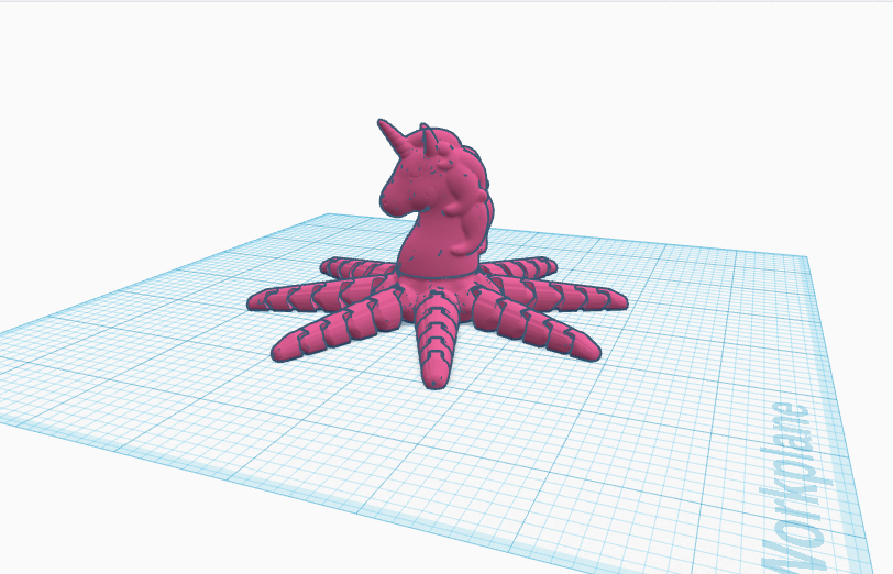unicorn octopus by levi | Download free STL model | Printables.com