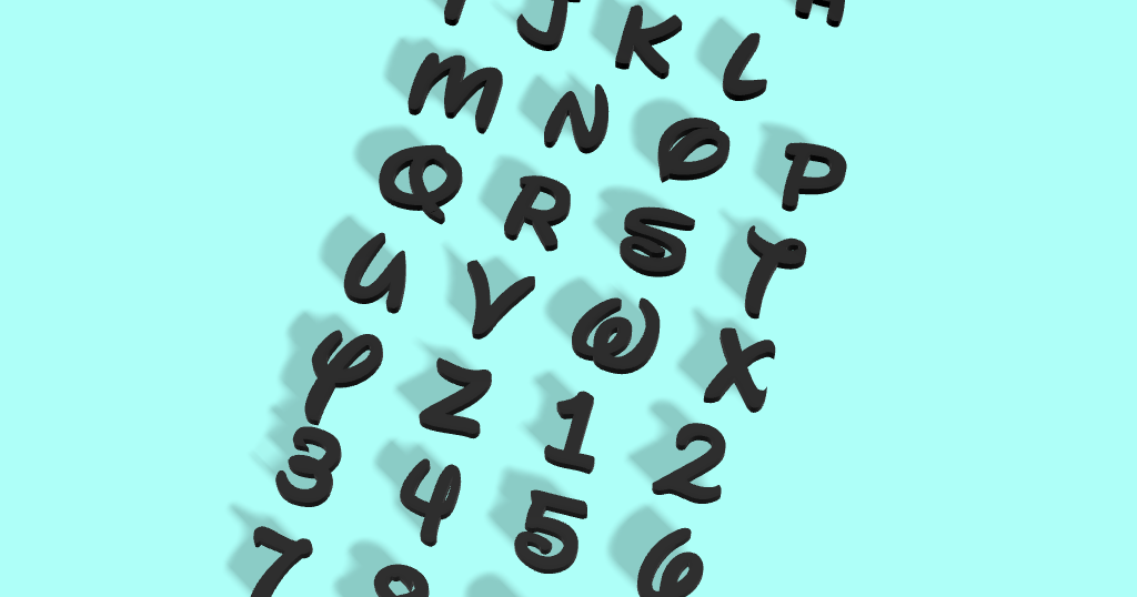 Disney Font - Fuente Disney by Kadeen92 | Download free STL model ...