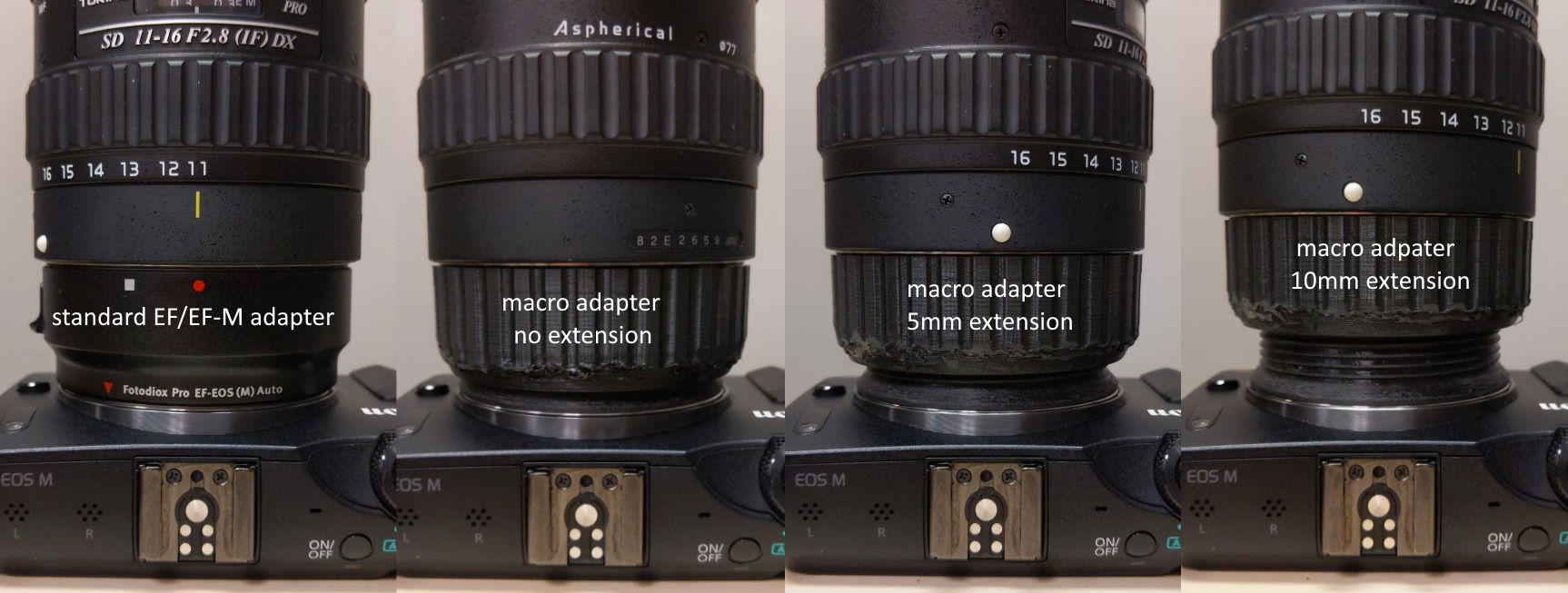EF/EF-S to EF-M macro adapter by Loudifier | Download free STL model ...