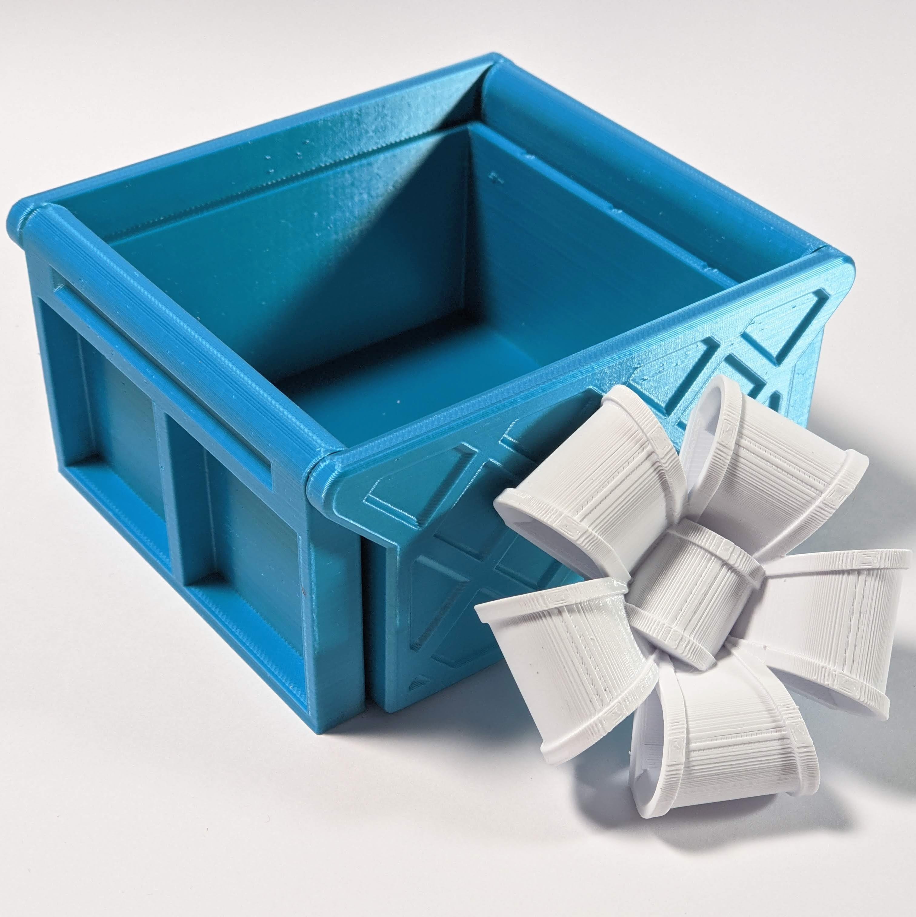 785 Square Bow Gift Box by Clockspring | Printables Store