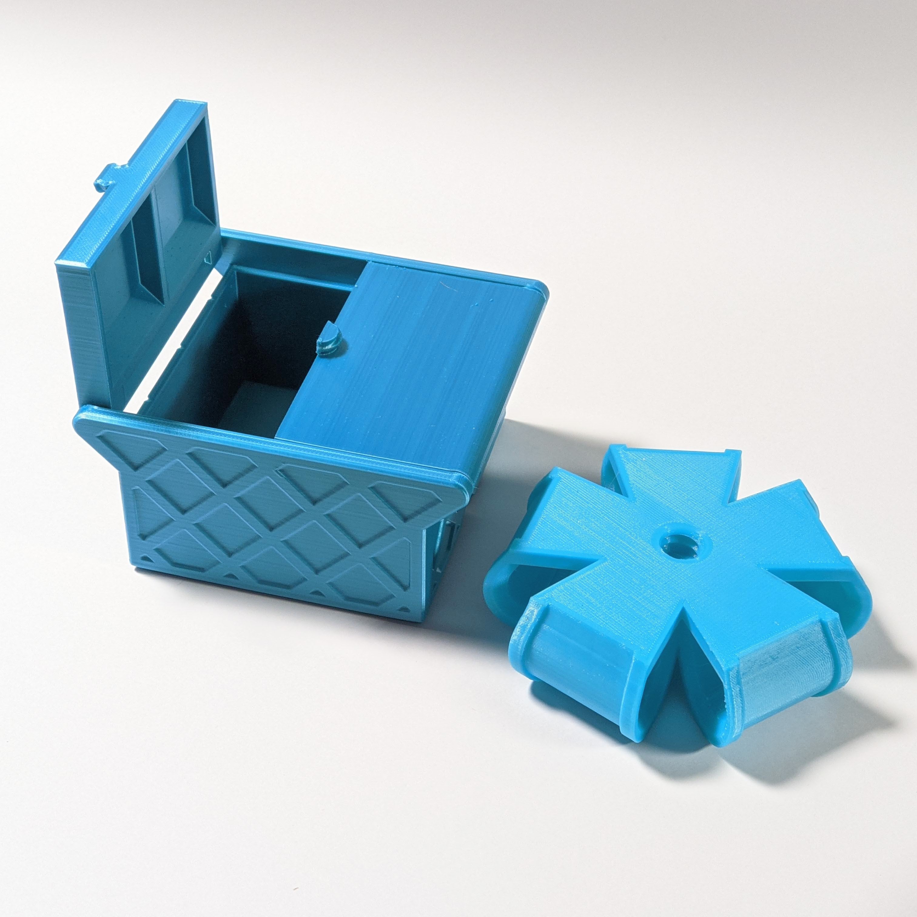 785 Square Bow Gift Box by Clockspring | Printables Store