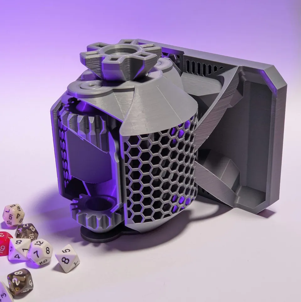 779 Geared Dice Roller by Clockspring | Download free STL model ...