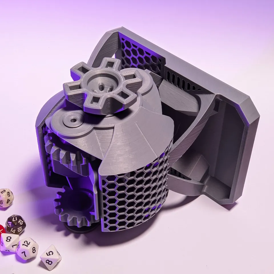 779 Geared Dice Roller by Clockspring | Download free STL model ...