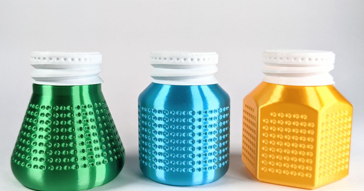 762 Little Dot Jars - Vase Mode by Clockspring | Printables Store