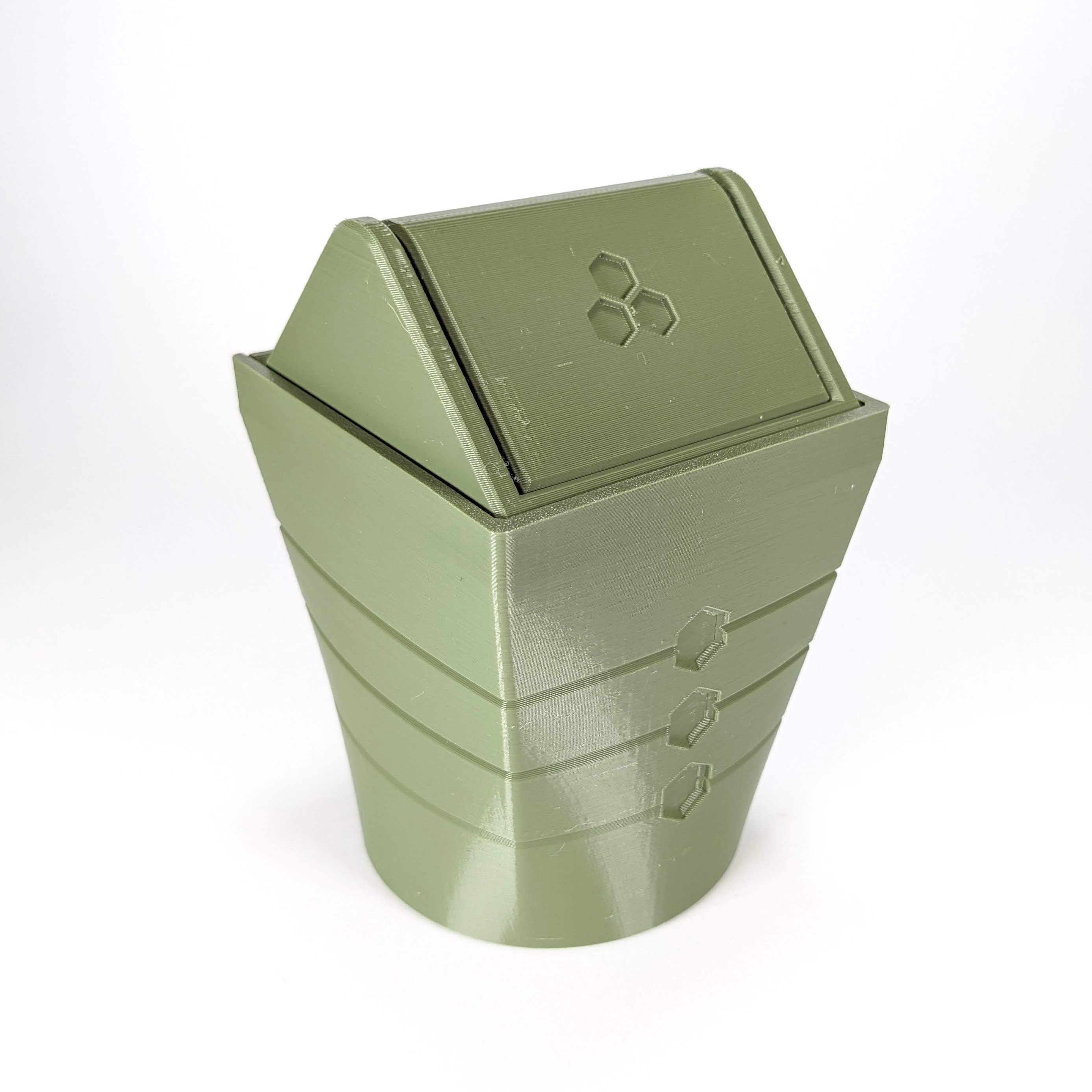 758 Swingtop Bin - Print-in-Place Trash Can by Clockspring | Printables ...