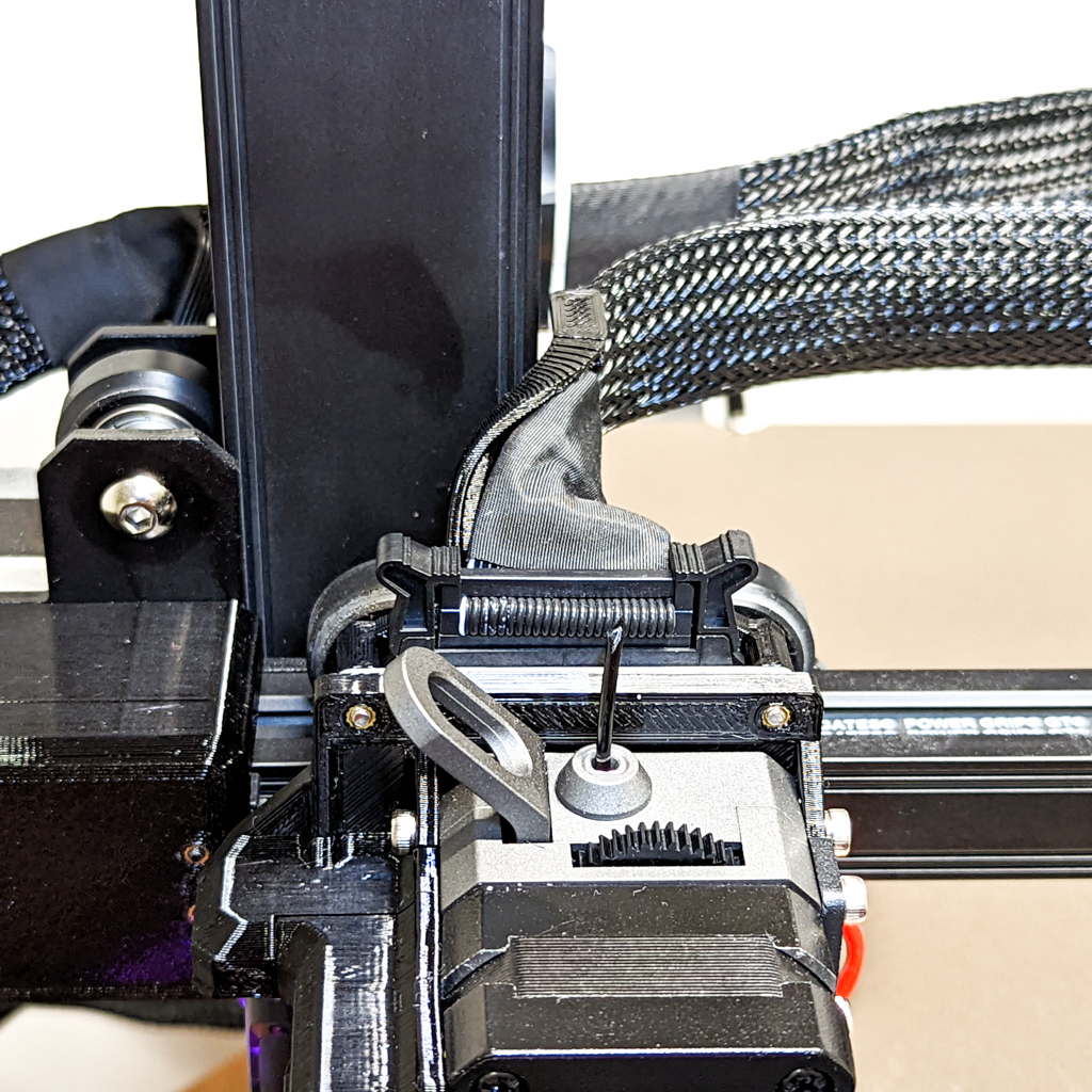Extruder Cable Guide for Ender 3 S1 and CR10 Smart Pro by MAXPROBE - Strain relief for Creality ...