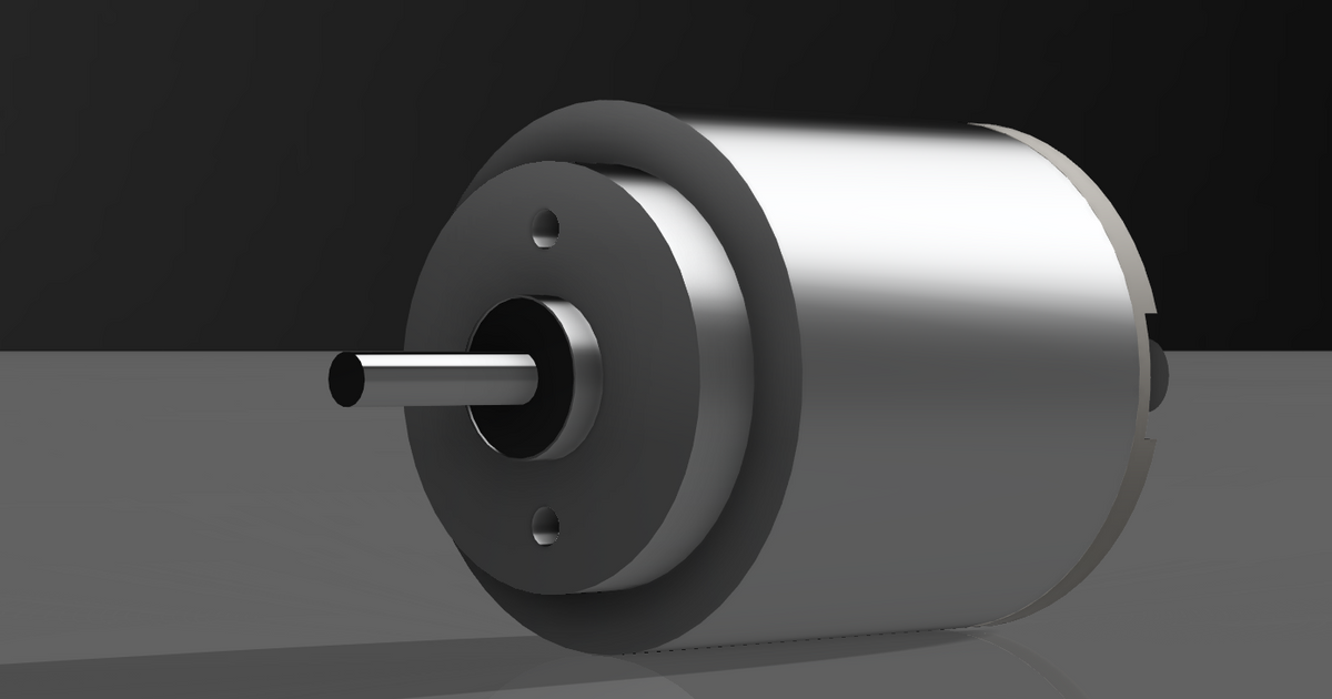 DC Motor 140 ( Not made for printing ) by Mep | Download free STL model ...