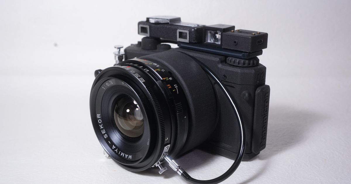 mamiya press lens for Oxygen Camera by 宗哲 謝 | Download free STL model ...