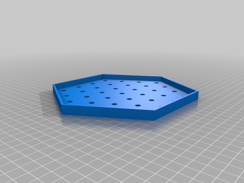 Hexagonal Peg Board par Fraughst | Téléchargez gratuitement un modèle ...